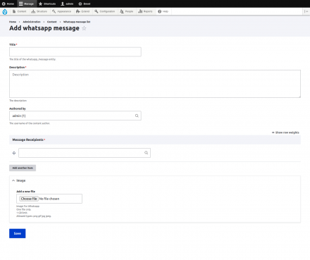 Whatsapp Cloud API | Drupal.org